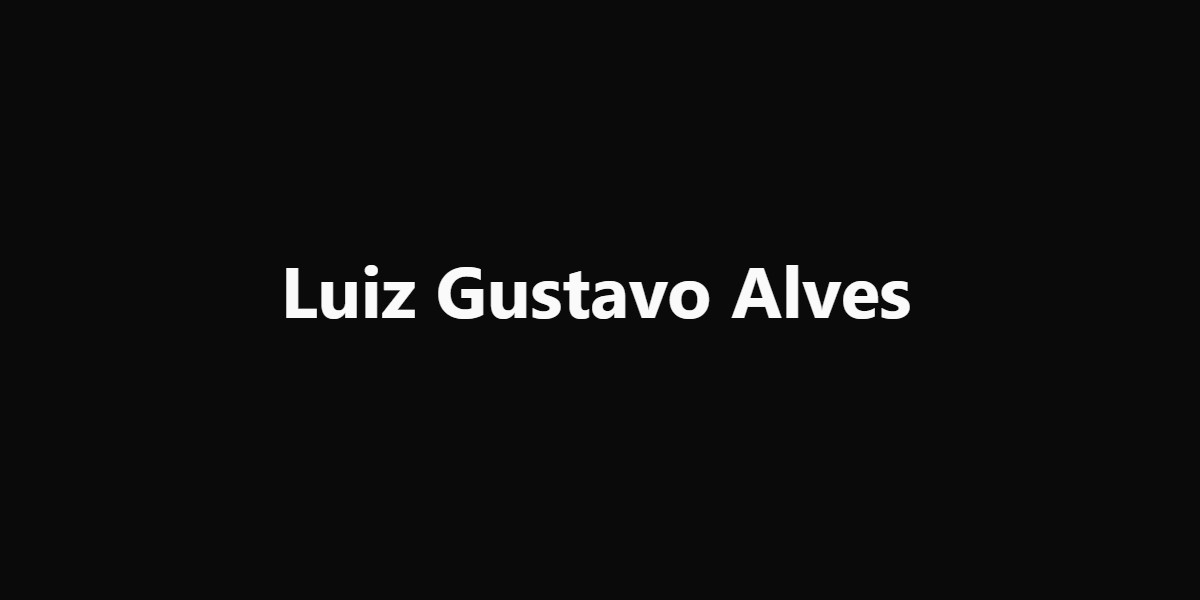 Luiz Gustavo Alves